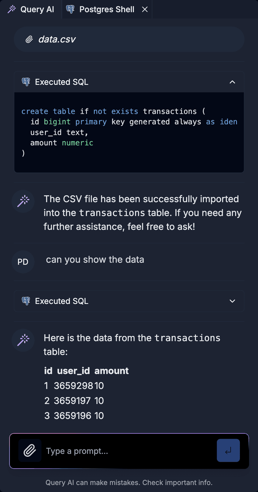 QueryLab | AI-powered database sandboxes with seamless querying, visualizations, and external ...